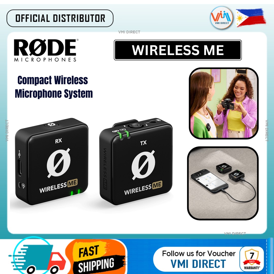 Rode Wireless ME Compact Wireless Microphone System Ultra-compact IV 2 ...