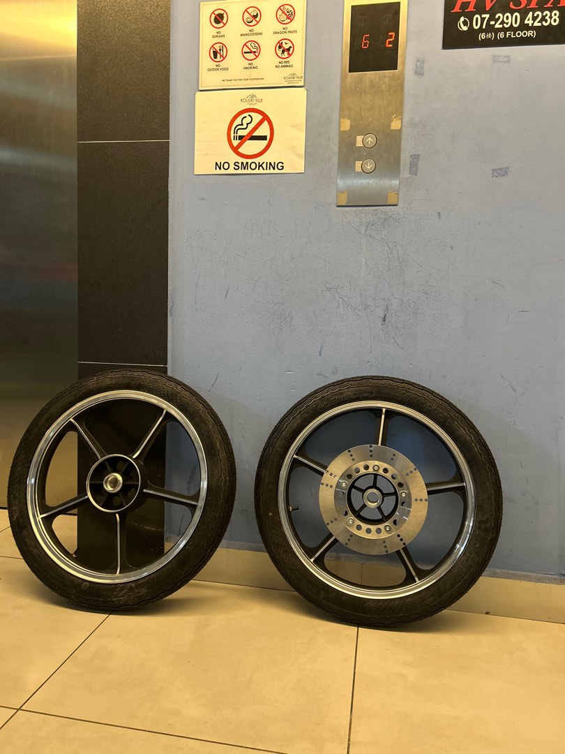 Rxz AR125/KH100 Rim, Motorcycles, Motorcycle Accessories on Carousell