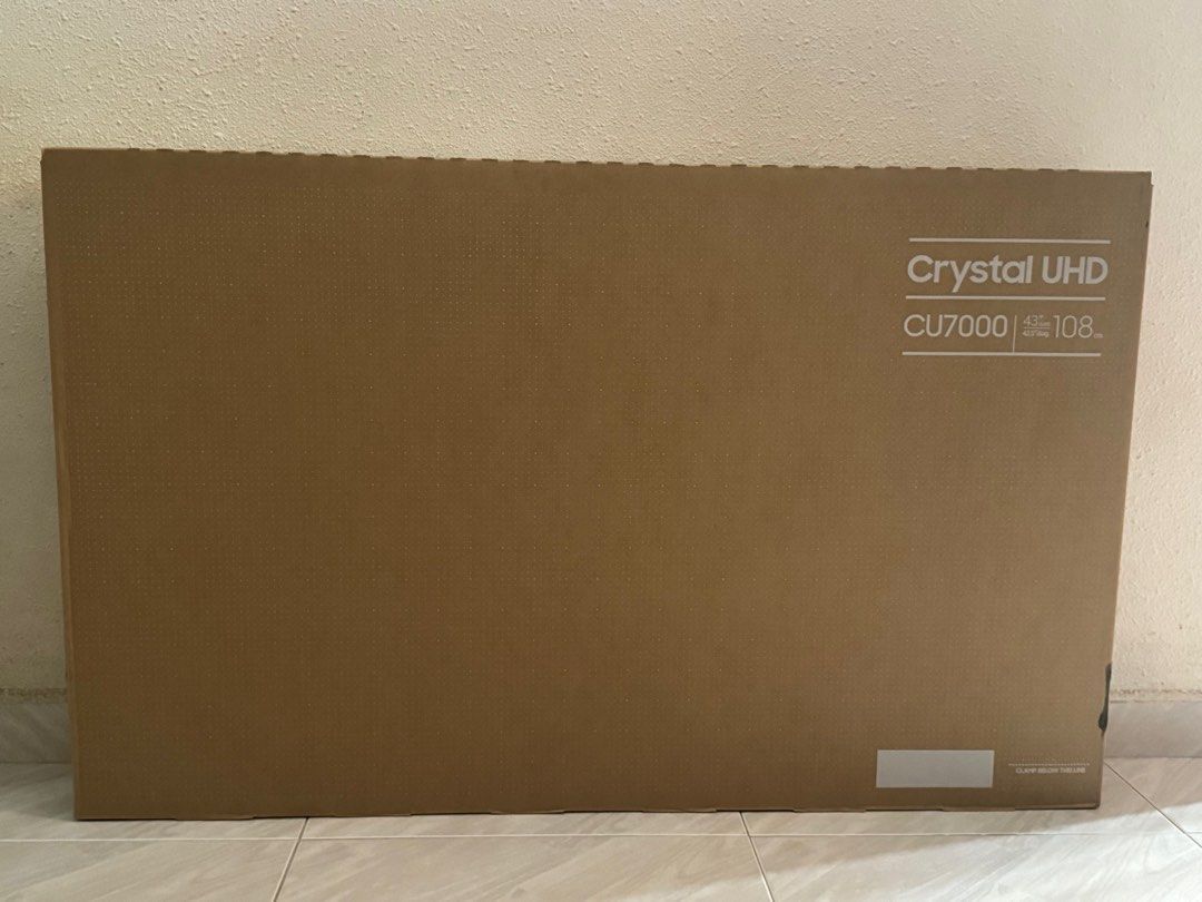 Samsung CU7000 43-inch Crystal UHD 4K Smart TV (2023) UA43CU7000K ...