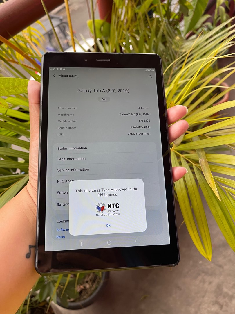 Samsung Galaxy Tab A original with sim slot no ISSUE, Mobile Phones ...