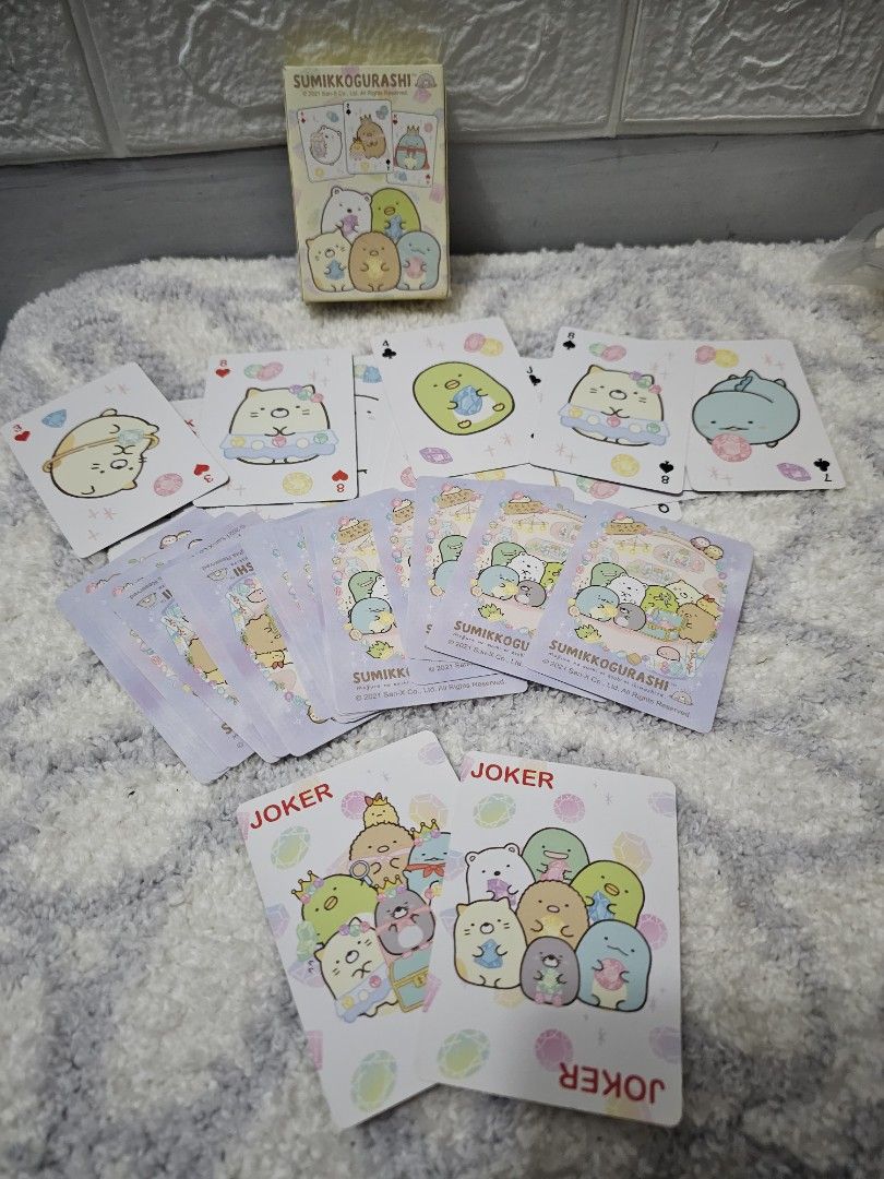 San-x Sumikko Gurashi Playing Cards, Hobbies & Toys, Memorabilia ...