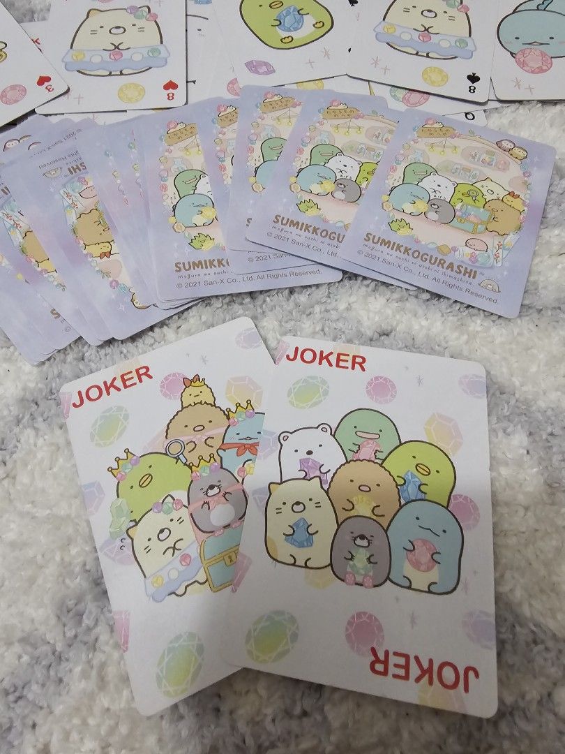 San-x Sumikko Gurashi Playing Cards, Hobbies & Toys, Memorabilia ...