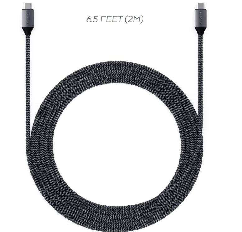 Satechi USB-C to USB-C 100W Charging Cable for USB Type-C Devices - 6.5 ...
