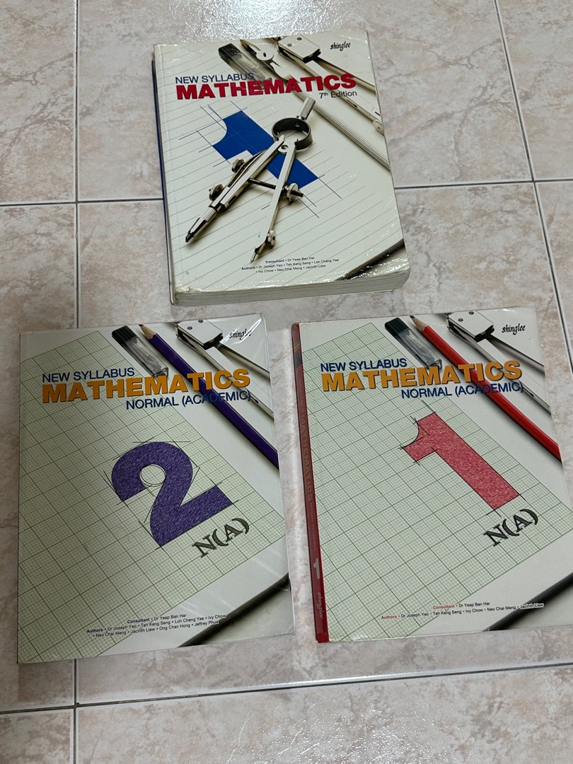 Sec Math textbooks, Hobbies & Toys, Stationery & Craft, Stationery ...