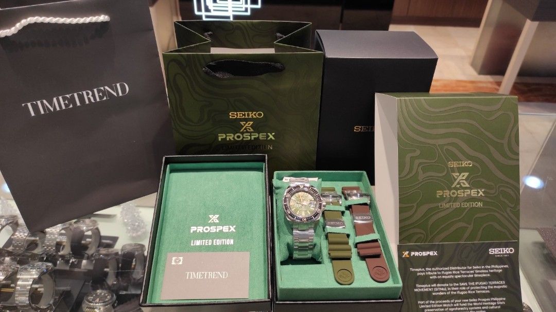 SEIKO PROSPEX RICE TERRACES 4TH LIMITED PHILIPPINE EDITION WATCH ...
