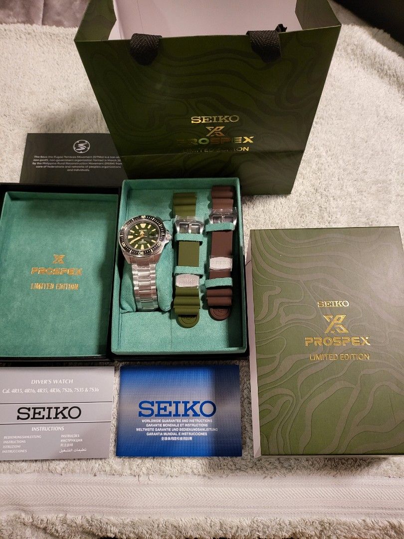 SEIKO PROSPEX RICE TERRACES 4TH LIMITED PHILIPPINE EDITION WATCH ...