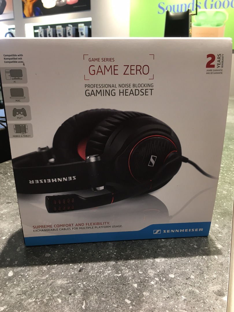 Sennheiser Game Zero Gaming Headset, Closed Acoustic with Noise ...