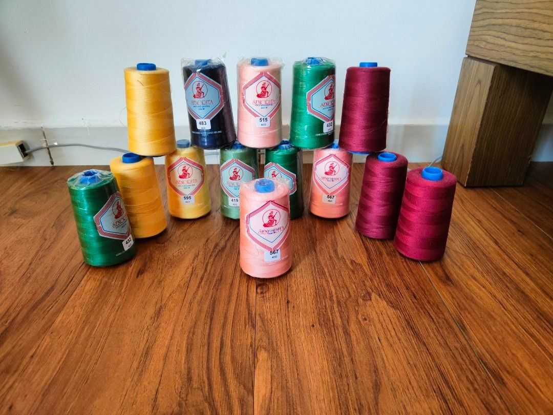 Senorita 1000 meter sewing thread benang jahit thread spindle gelendong ...