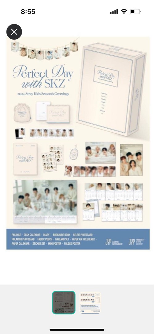 [Sharing/PO] (both ver of jyp pob) Perfect Day with SKZ 2024 Season’s ...