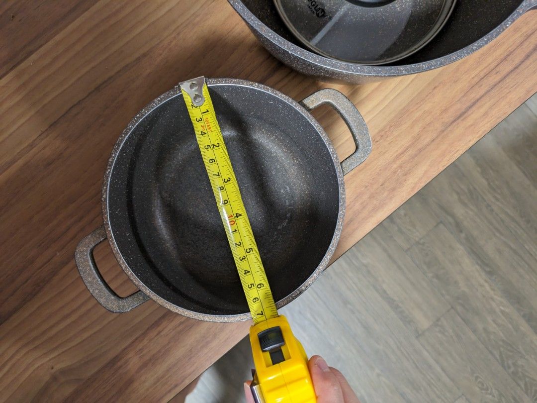 Shogun Japan non-stick granite Pots / Pans Set, Furniture & Home Living ...