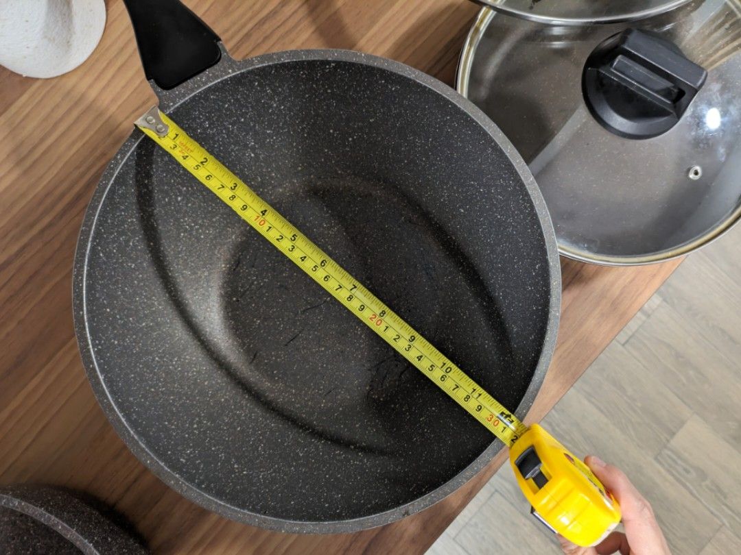 Shogun Japan non-stick granite Pots / Pans Set, Furniture & Home Living ...