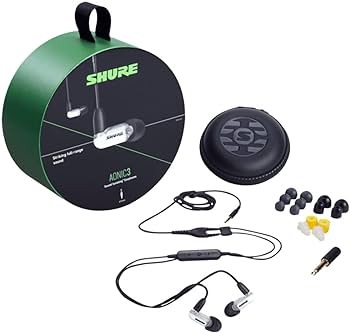 Shure AONIC 3 Sound Isolating Earphones - White, Audio, Earphones on ...