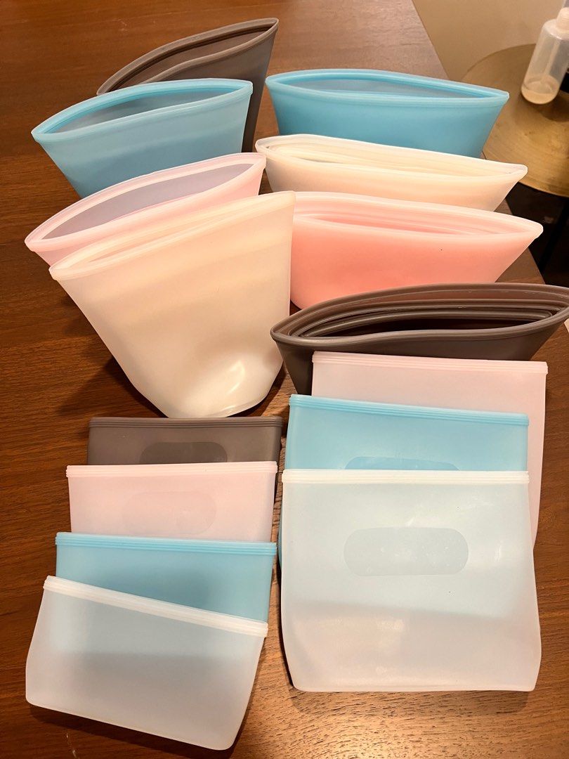 30 pc Brand New Silicone Reusable Food Containers, Furniture & Home ...