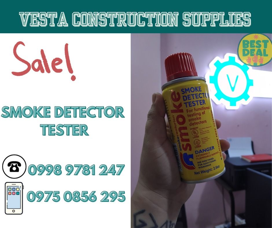 SMOKE DETECTOR TESTER, Commercial & Industrial, Construction & Building ...