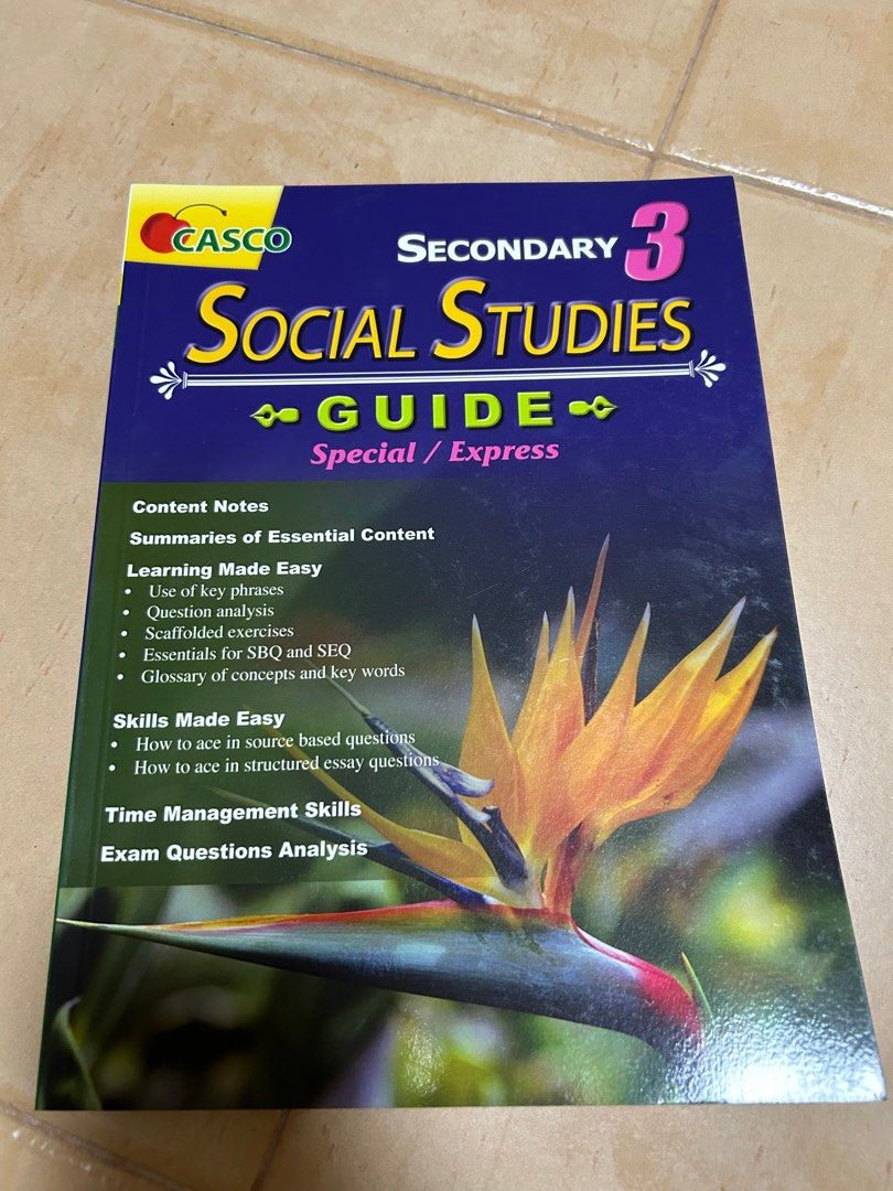Social Studies Casco Guide Sec 3, Hobbies & Toys, Books & Magazines, Assessment Books on Carousell