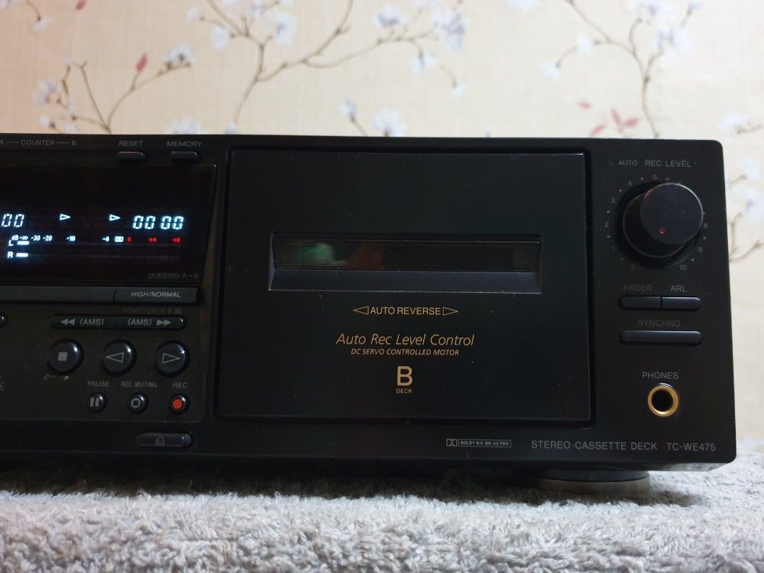 Sony TC-WE475 Twin Cassette Deck, Audio, Soundbars, Speakers ...