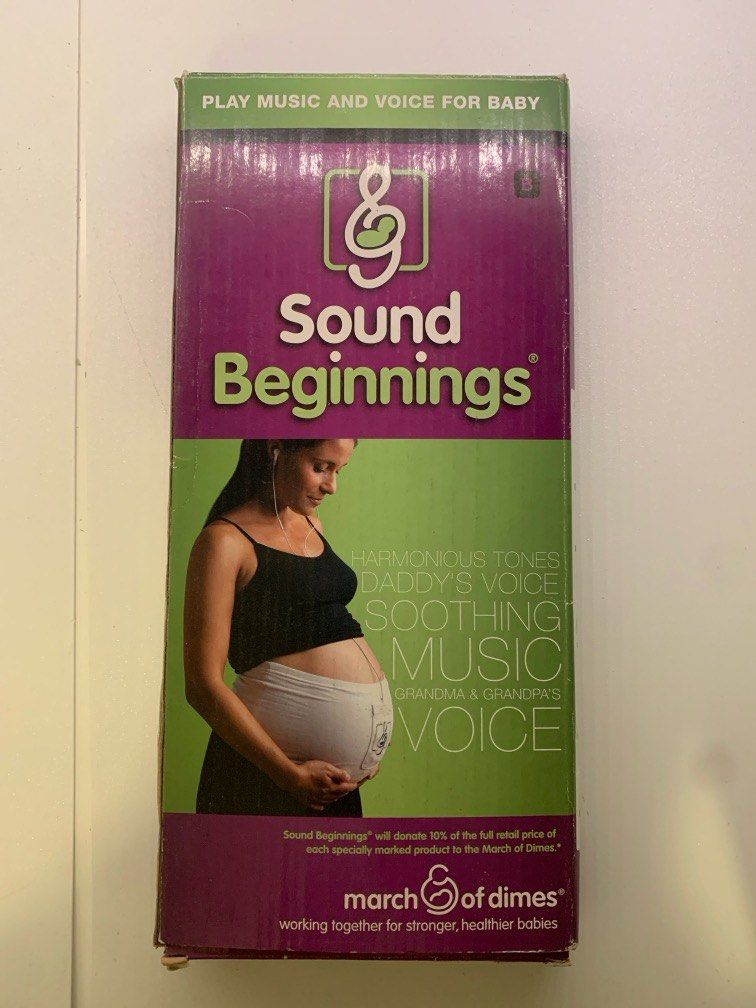 Sound Beginnings Pre-Natal Sound Delivery Device, Babies & Kids, Maternity Care on Carousell