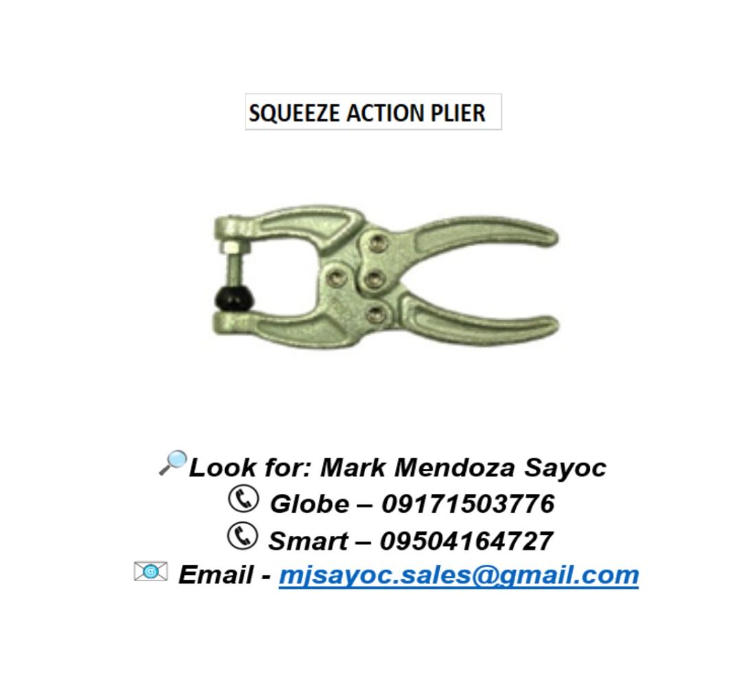 SQUEEZE ACTION PLIER, Commercial & Industrial, Construction Tools ...