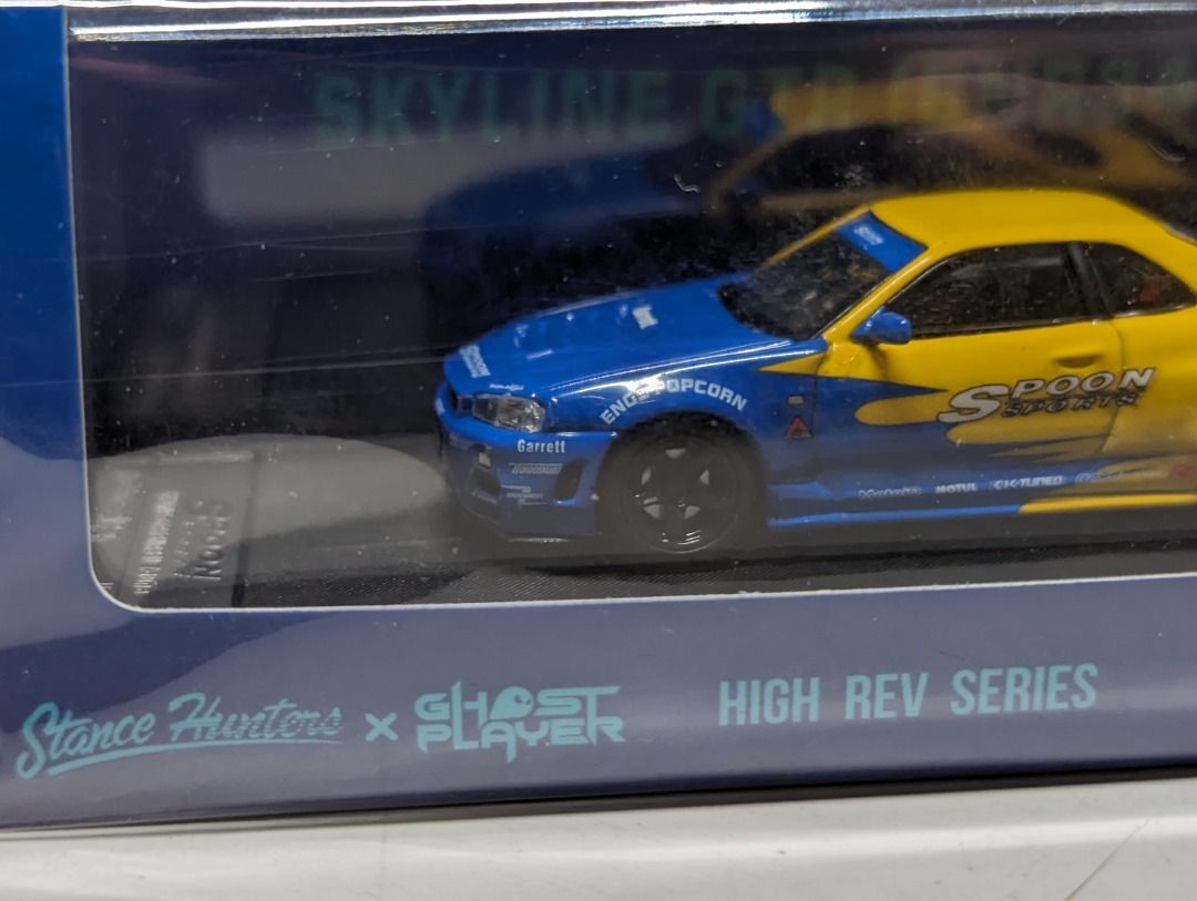 Stance Hunters Nissan Skyline GTR R34 1/64 Spoon, Hobbies & Toys, Toys ...