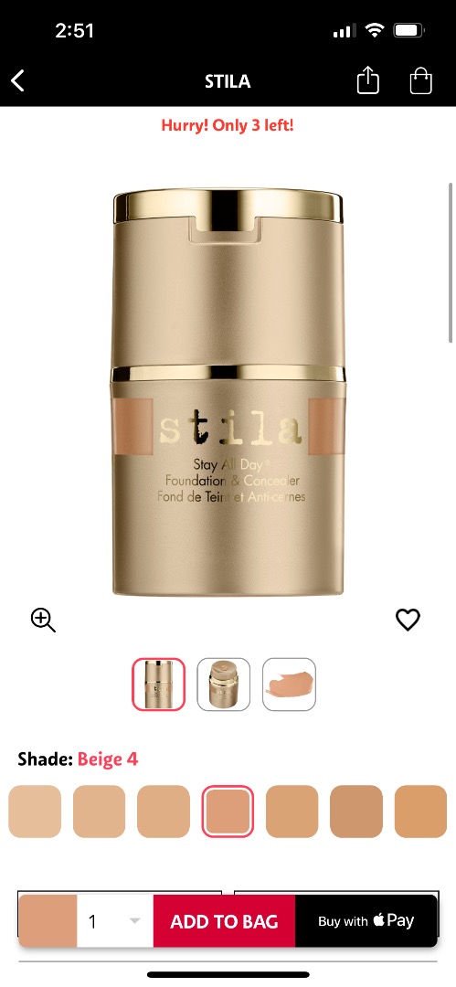 Stila foundation, Beauty & Personal Care, Face, Makeup on Carousell