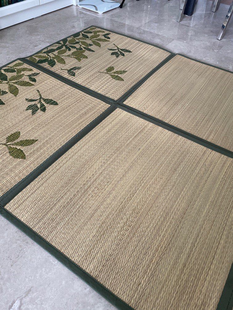 straw Mat, Furniture & Home Living, Home Decor, Carpets, Mats ...