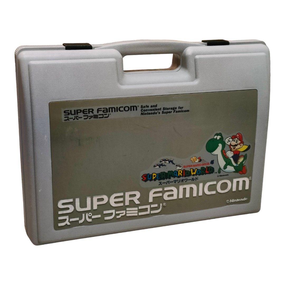 SUPER FAMICOM NINTENDO MARIO BOX CONTAINER BOX VINTAGE, Hobbies & Toys ...