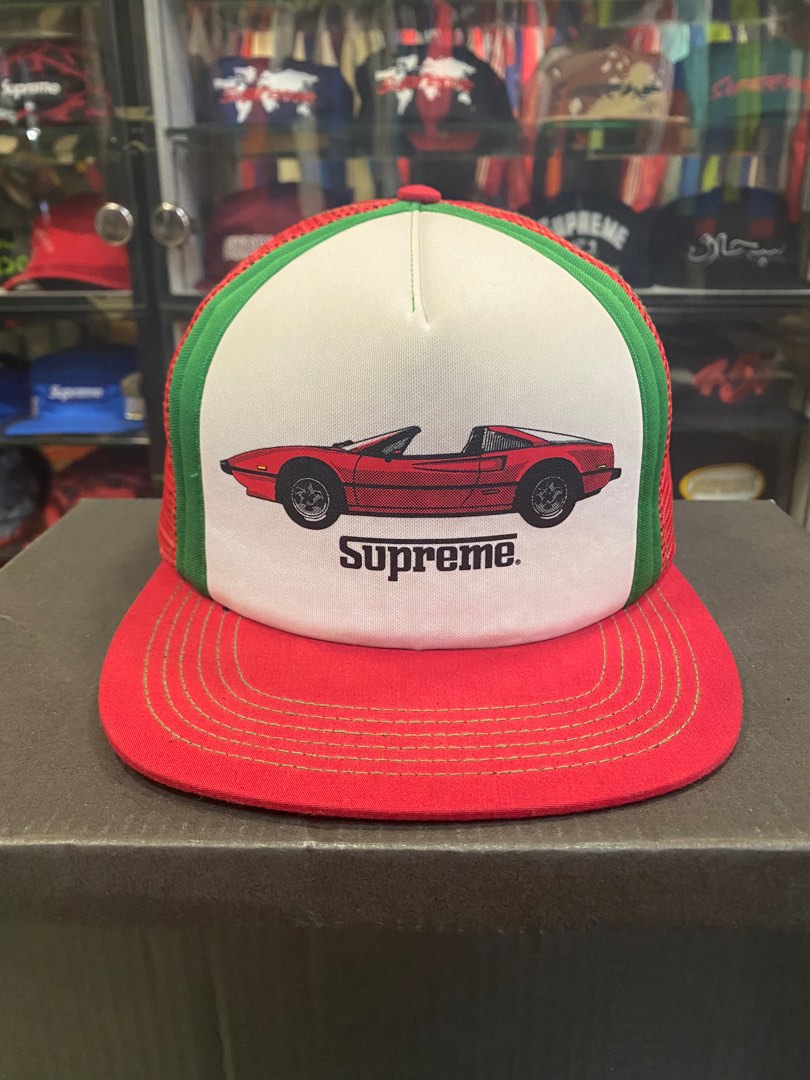 Supreme ferrari mesh hat, Men's Fashion, Watches & Accessories, Cap ...