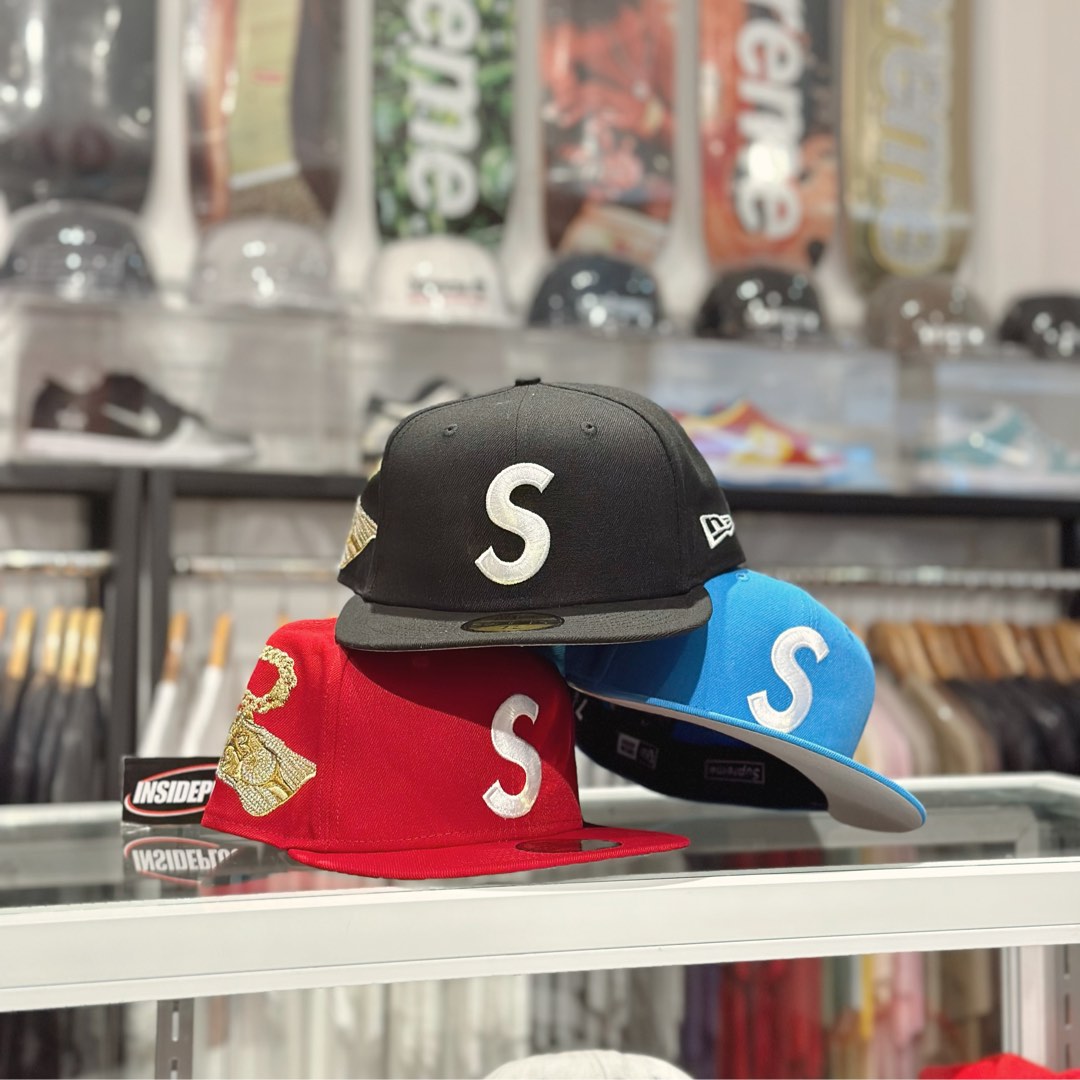 Supreme New Era Jesus Piece S Logo 59fifty Baseball Cap, Men's Fashion ...