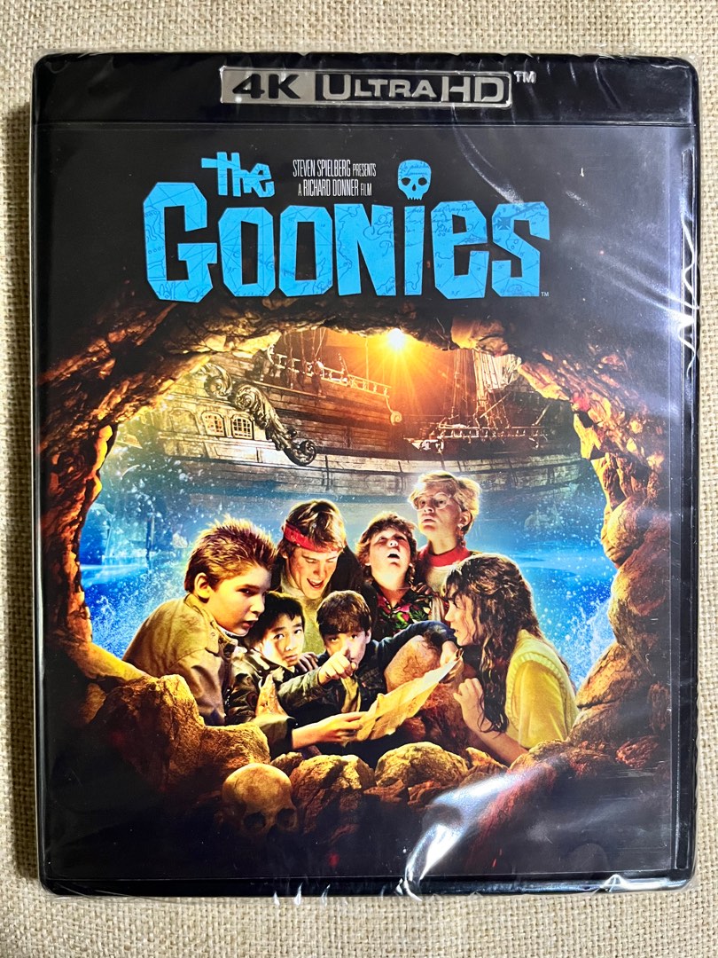 The Goonies 4k UHD / blu ray, Hobbies & Toys, Music & Media, CDs & DVDs on Carousell