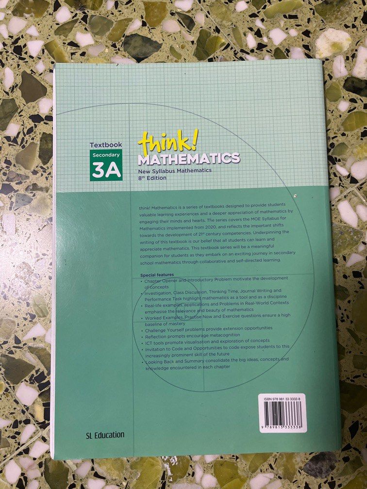 Think! Mathematics 8th Edition 3A, Hobbies & Toys, Books & Magazines ...
