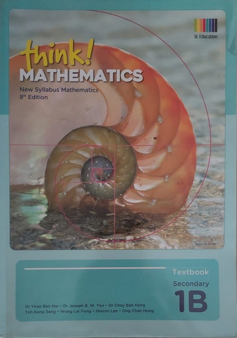 think! Mathematics Textbook Secondary 1A & B, Hobbies & Toys, Books ...