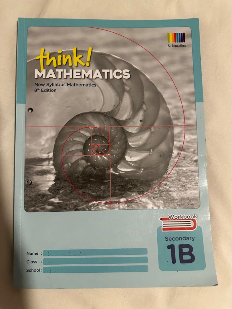 think! mathematics workbook 1B, Hobbies & Toys, Books & Magazines ...