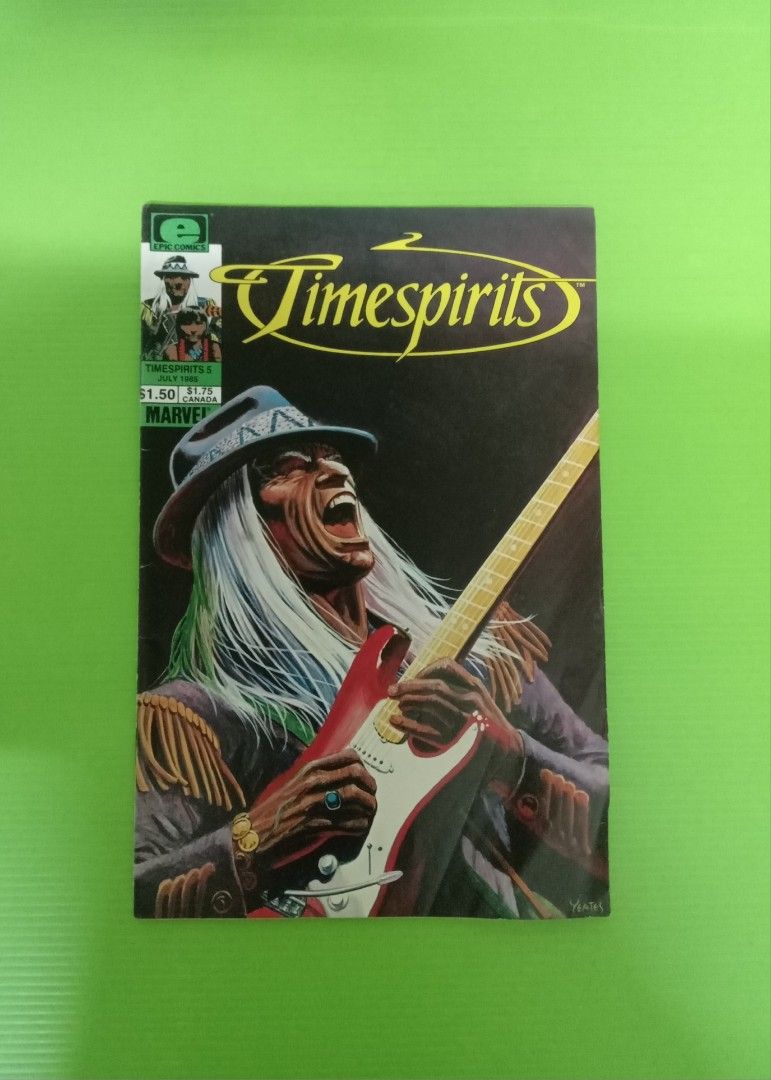 Timespirits #5 ( Tom Yeates - Painted Cover Art ) Epic Comics, BRONZE ...
