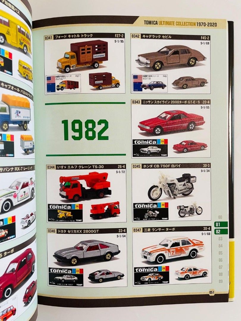 Tomica Tomy Ultimate Collection Book 1970 - 2020, 興趣及遊戲, 玩具 & 遊戲類 ...