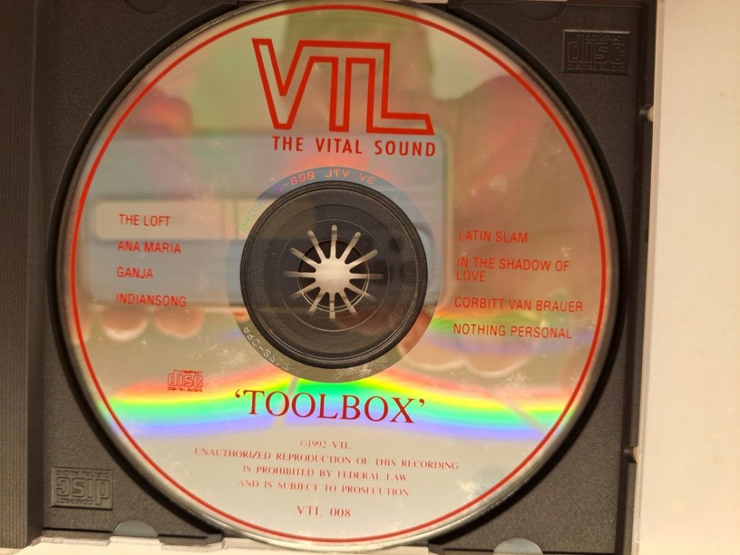 Toolbox - VTL The Vital Sound. Recorded by Vacuum Tube Logic of America ...