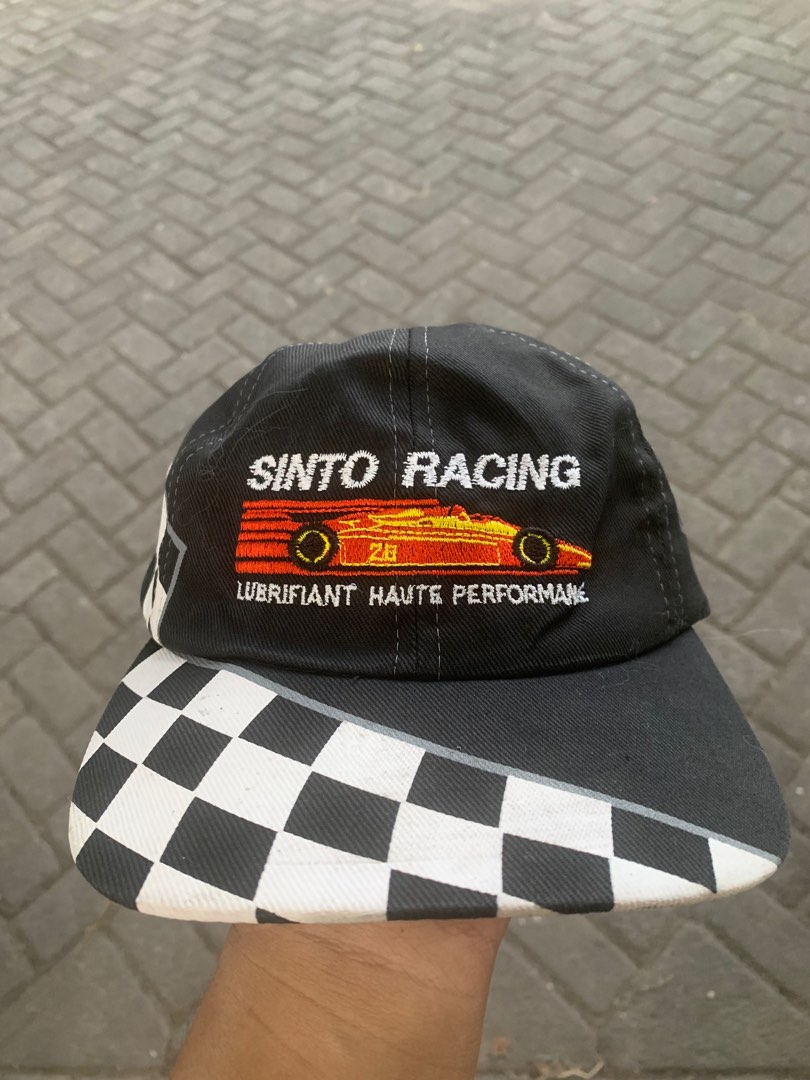 Topi Sinto Racing Full print, Fesyen Pria, Aksesoris, Topi di Carousell