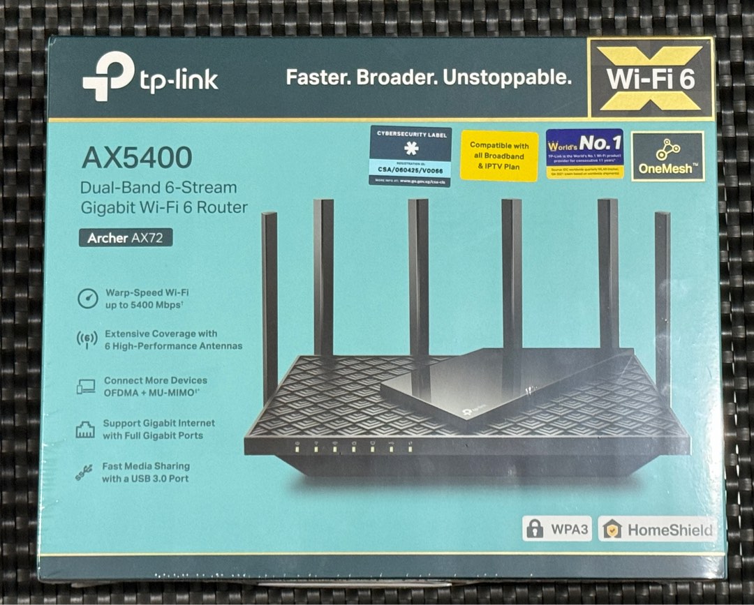 tp link AX5400 Router, Computers & Tech, Parts & Accessories ...