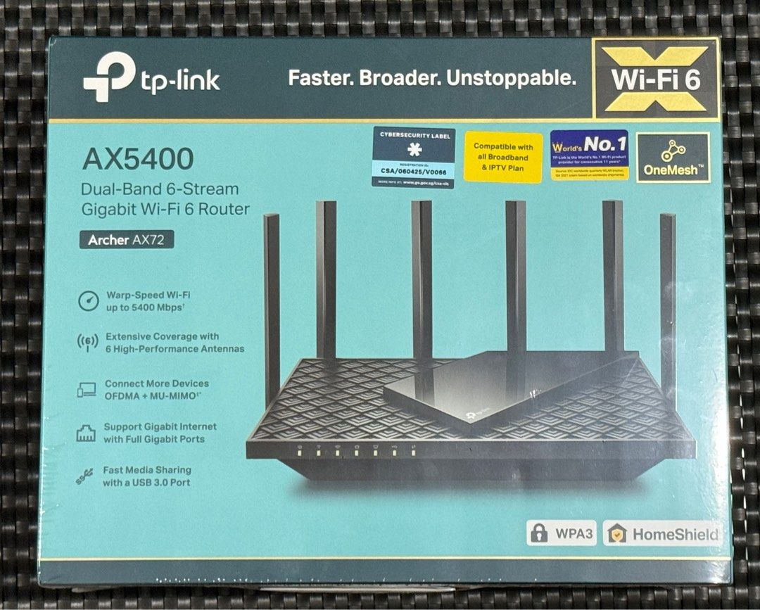 tp link AX5400 Router, Computers & Tech, Parts & Accessories ...