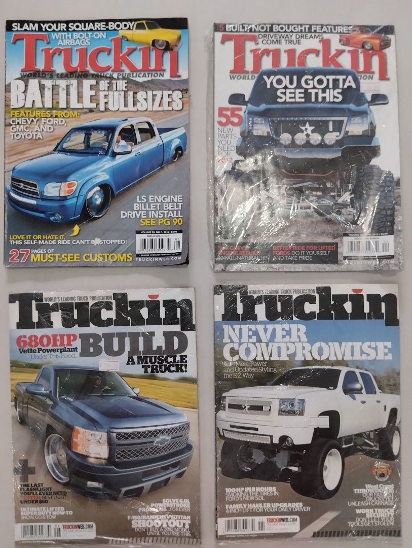 Pre Loved Truckin Magazines Us Edition Issues 2011 2012 2013 2014