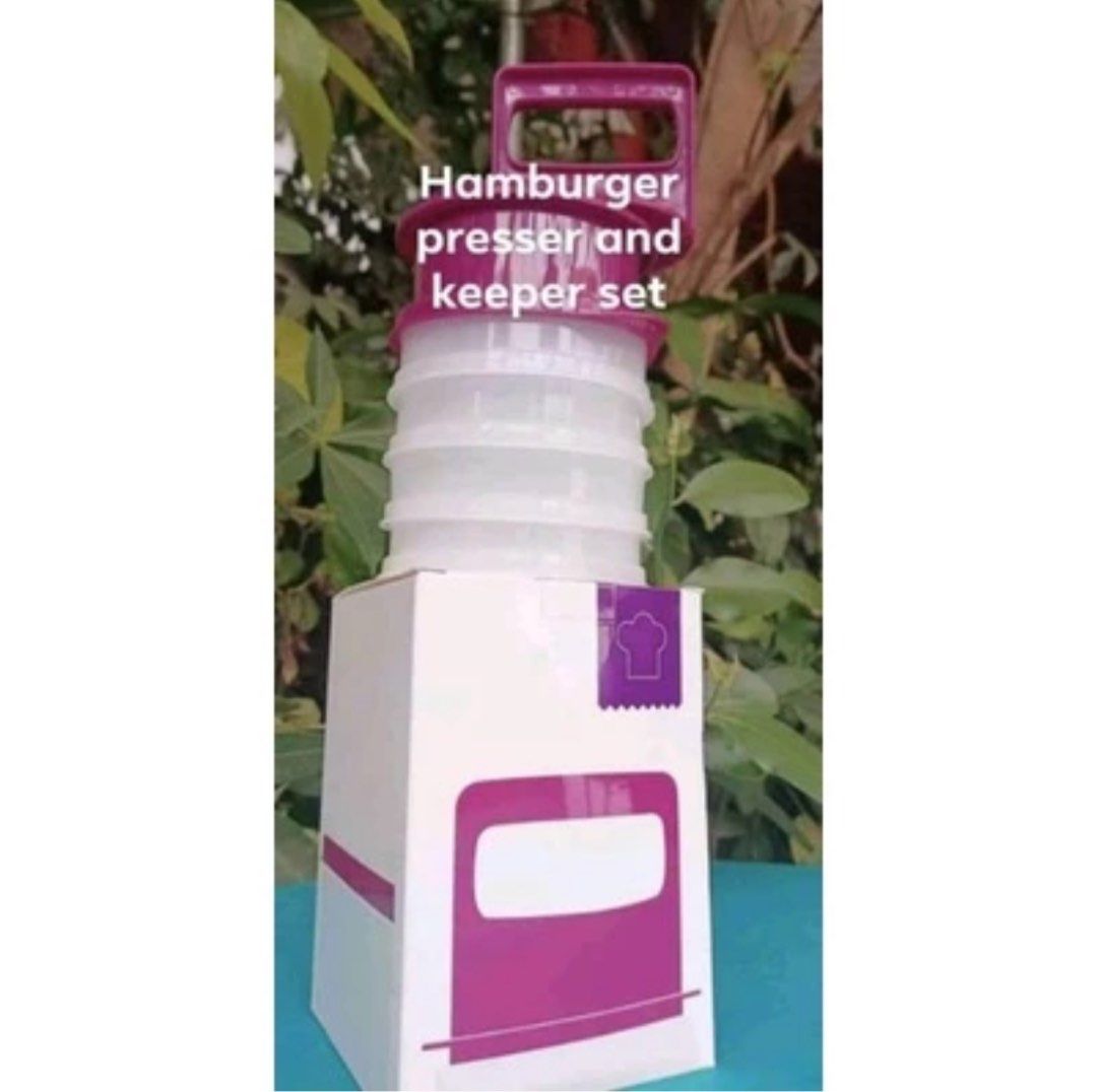 Tupperware Burger Patty Presser and Keeper, Food & Drinks, Gift Baskets ...