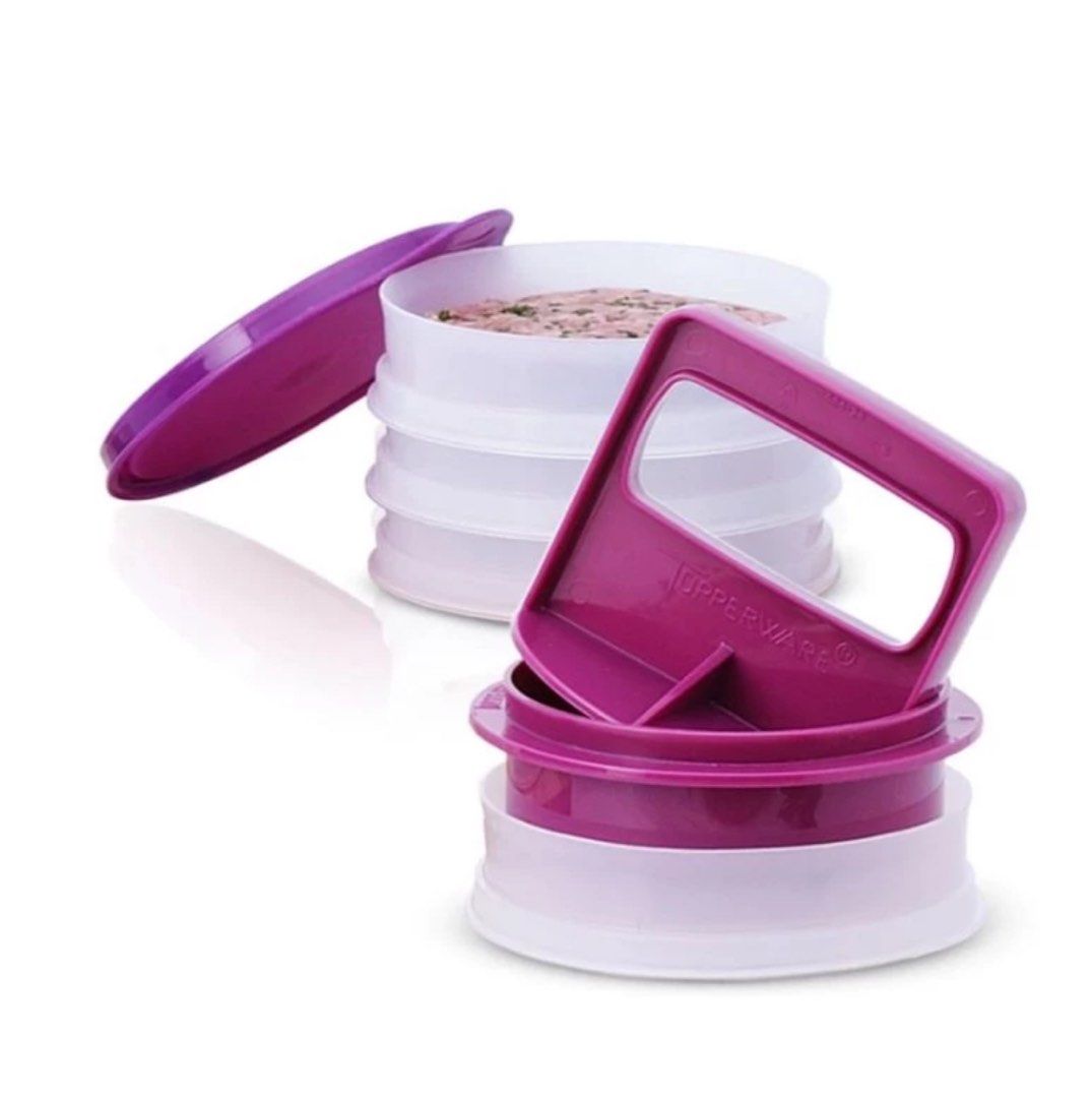 Tupperware Burger Patty Presser and Keeper, Food & Drinks, Gift Baskets ...