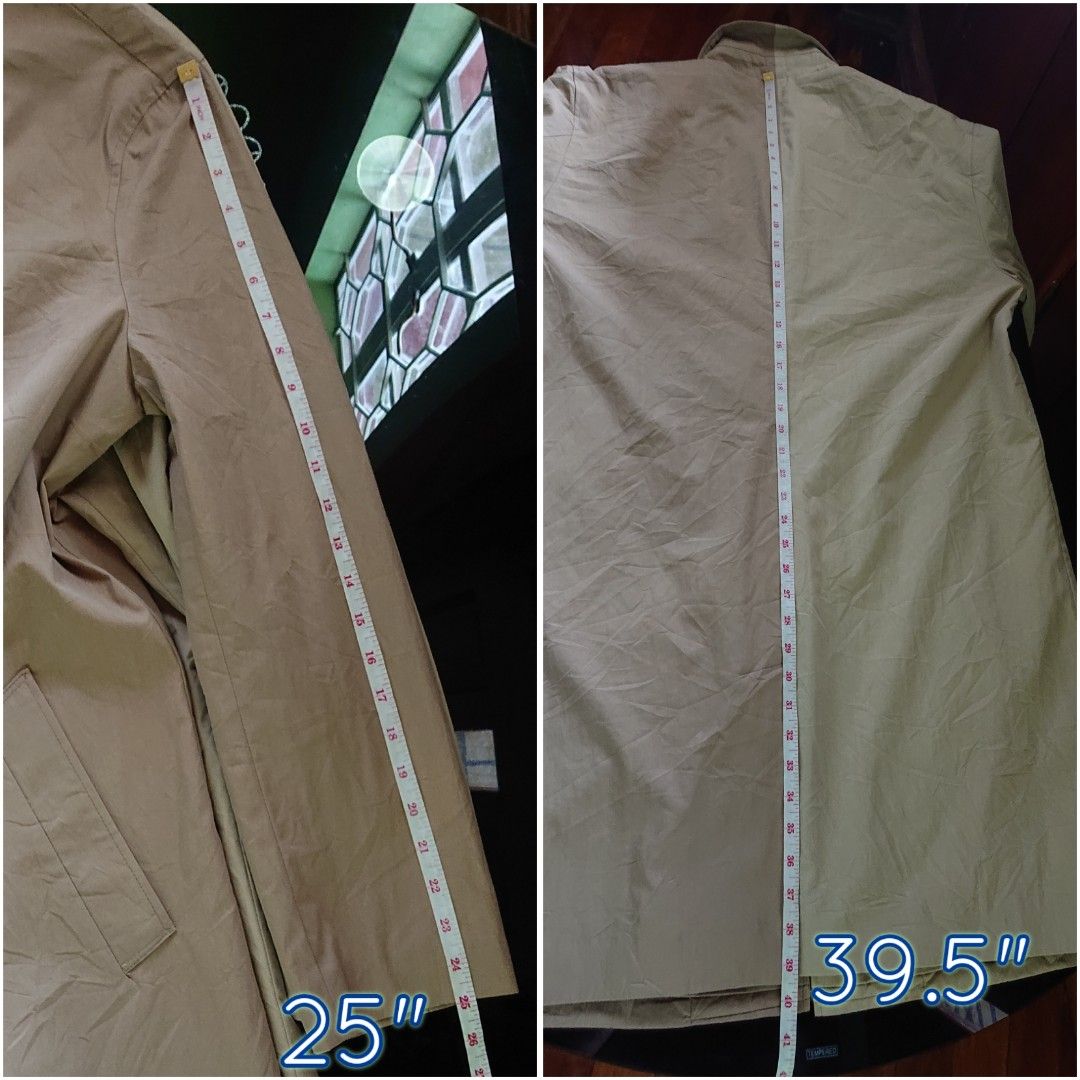 TWO-TONE MEN TRENCH COAT BROWN w/hiddenFLAW, Men's Fashion, Coats ...
