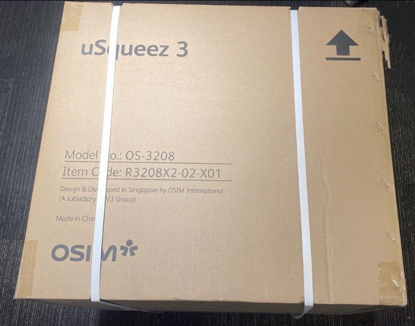 Unopened box Osim new design foot massager squeez 3, Health & Nutrition ...