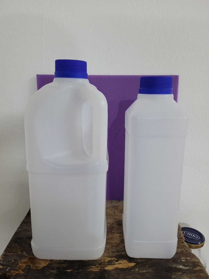Used Clean HDPE 1L/2L Plastic Bottle, Furniture & Home Living, Home ...