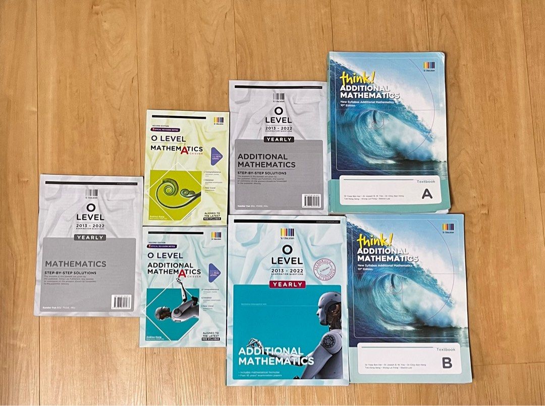 Various O Level Emaths and Amaths books, Hobbies & Toys, Books ...