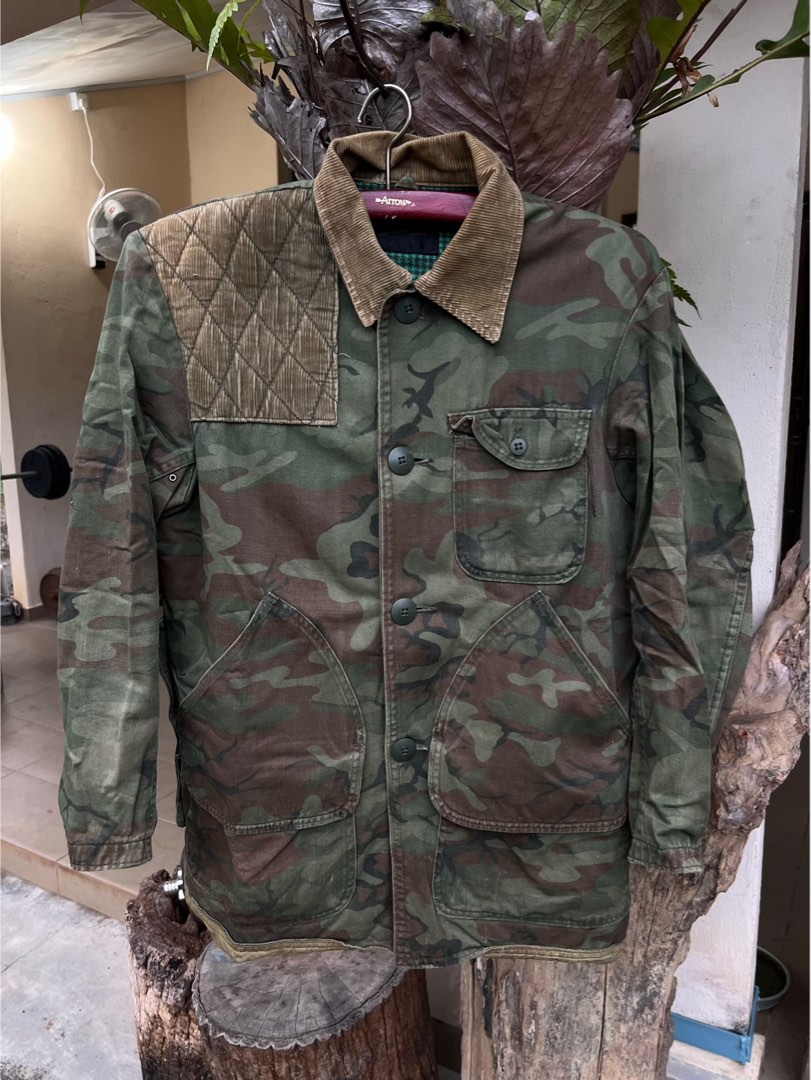 VINTAGE 60s 70s SEARS HUNTING JACKET CAMO CAMOUFLAGE, Men's Fashion ...