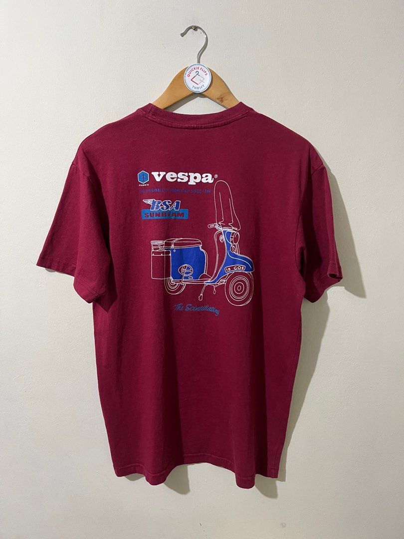 Vintage 90’s Vespa Piaggio Tee, Men's Fashion, Tops & Sets, Tshirts ...