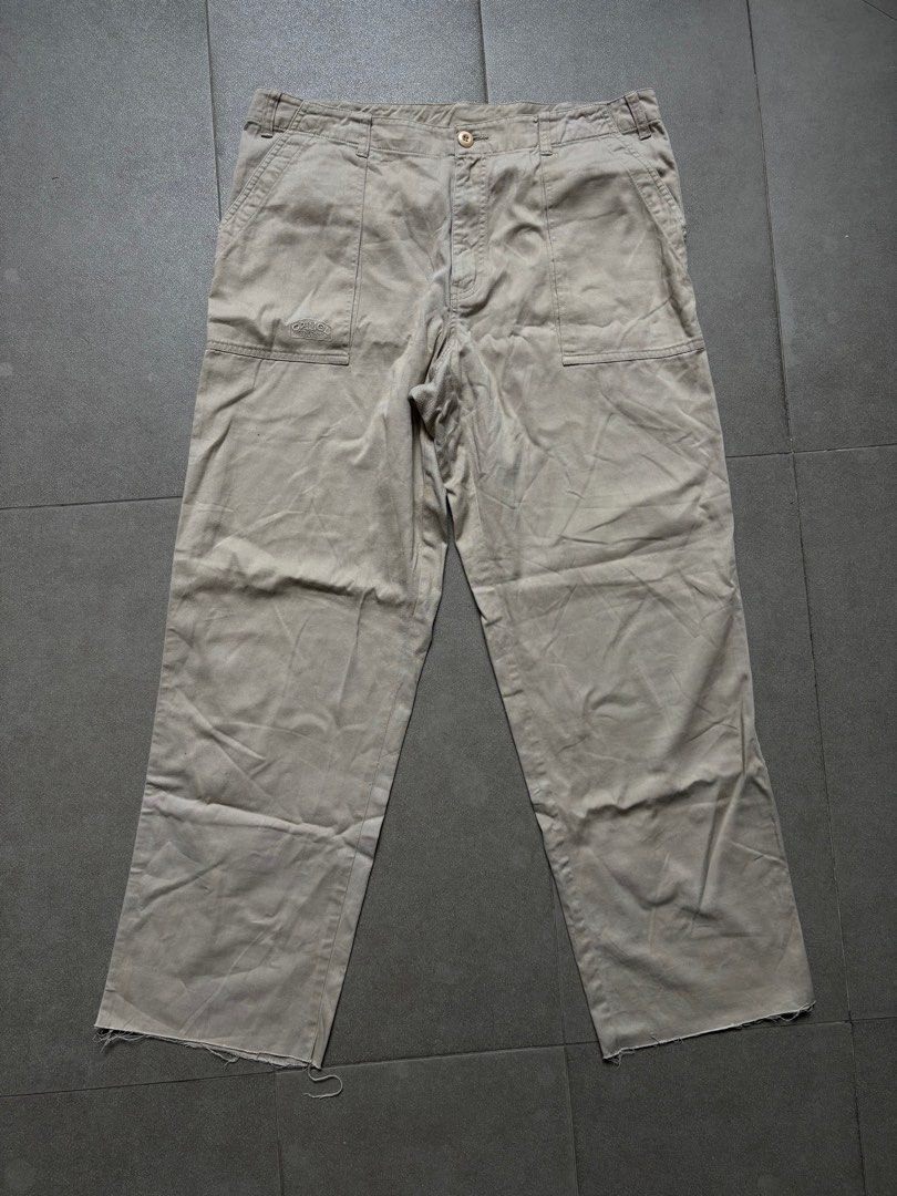 Vintage Camel Military Cargos beige, Men's Fashion, Bottoms, Trousers on Carousell