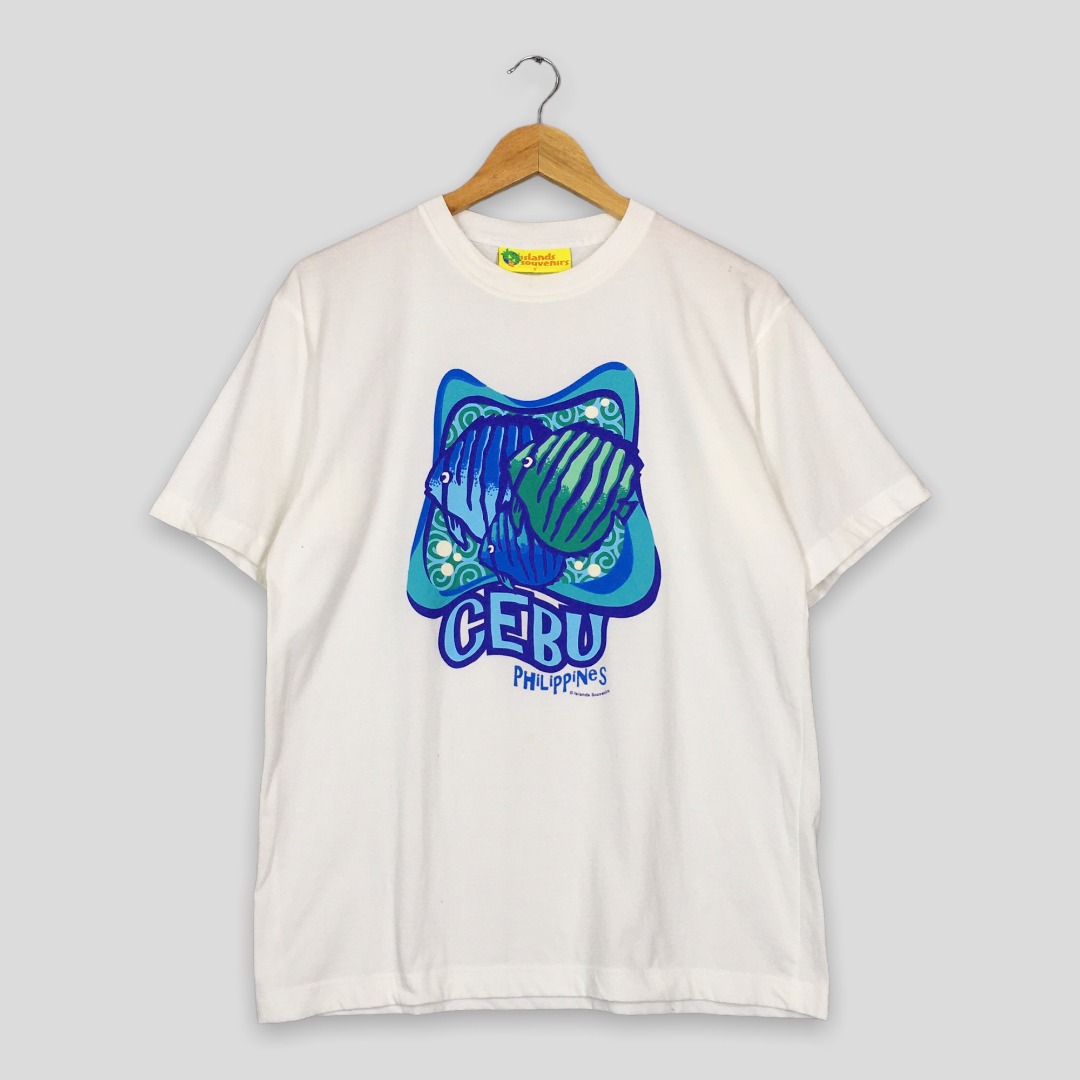 Vintage Cebu Island Philippines Souvenir White Tshirt Size S, Men's ...