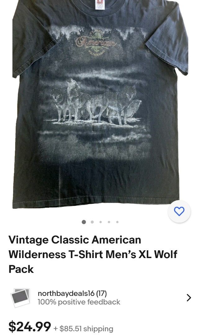Vintage classix american wilderness 90's, Men's Fashion, Tops & Sets ...